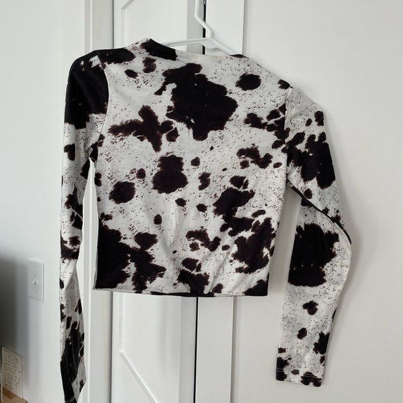 Tops | Cow Print Top | Poshmark